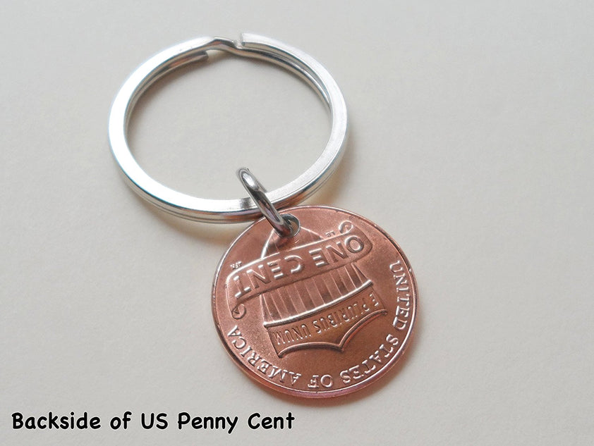 Custom Engraved Penny Keychain For Special Occasions or Anniversary ...