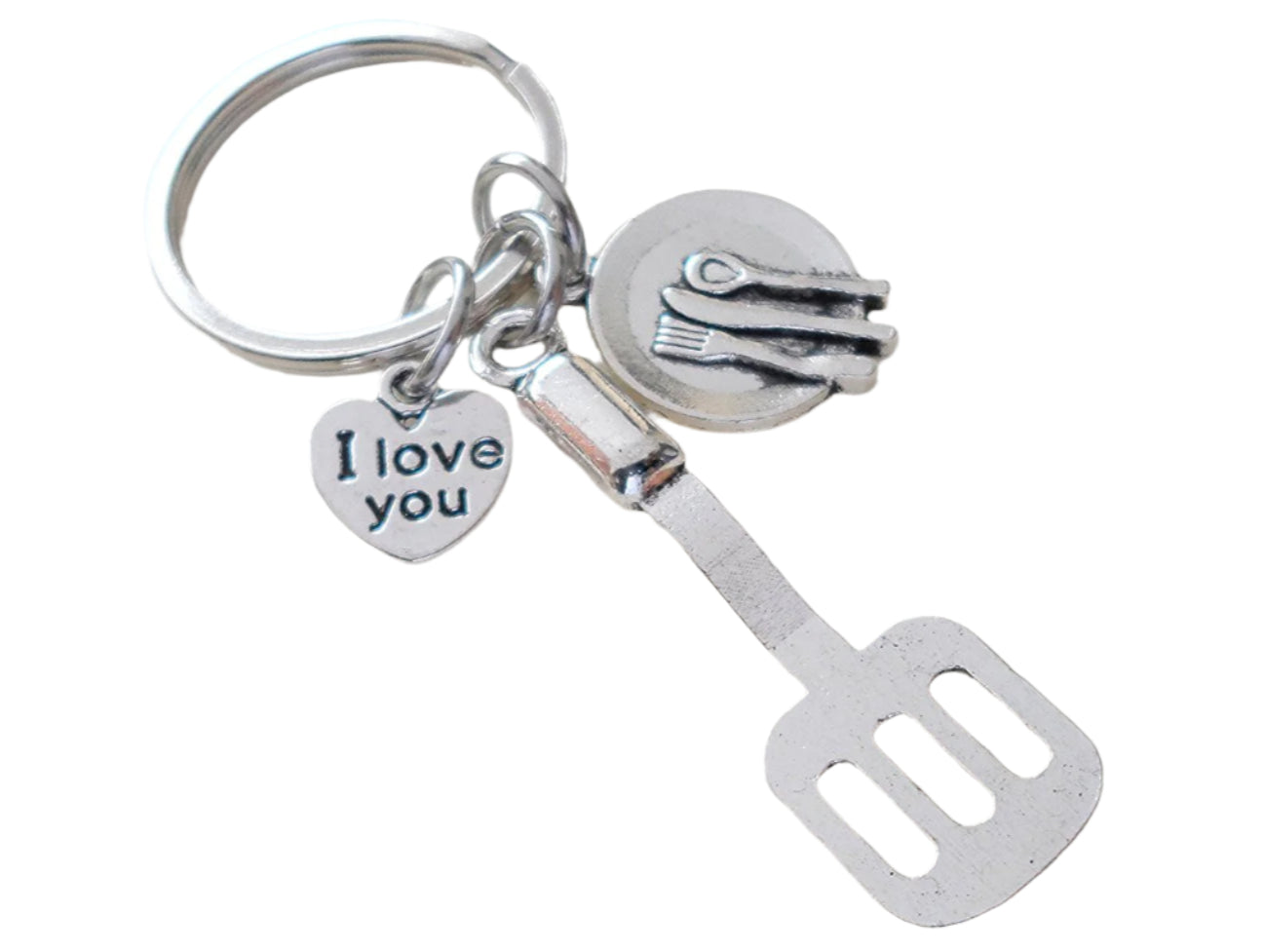 Cooking Keychain Gift, Cooking Utensil Charm - My Mom is the Best Cook ...