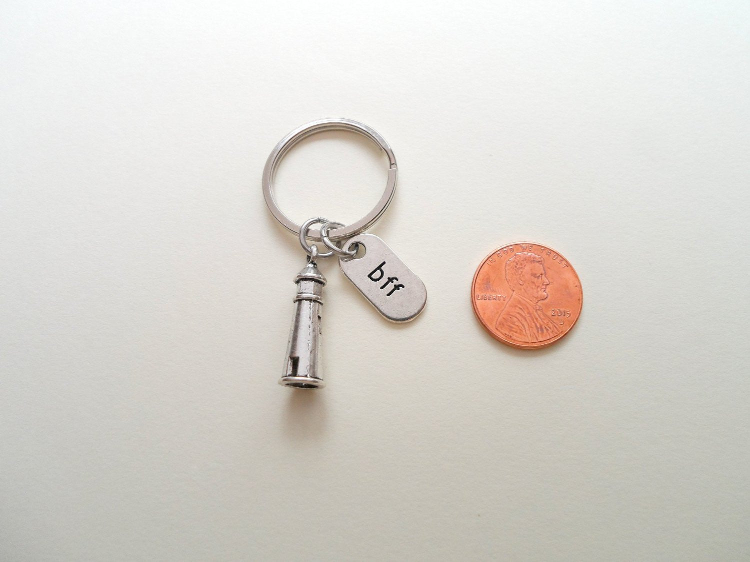 Double BFF Lighthouse Keychains, I'd Be Lost Without You – JewelryEveryday