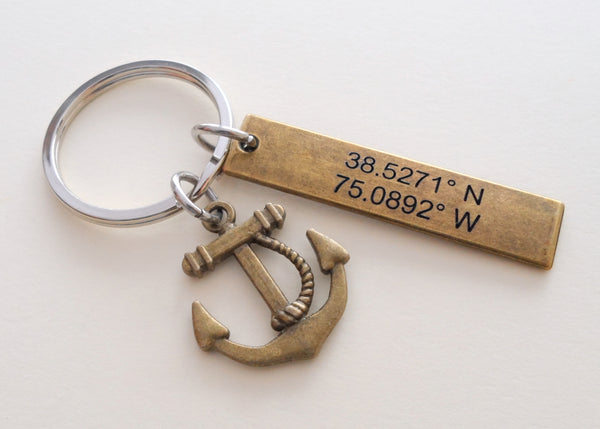 Bronze Anchor Keychain – JewelryEveryday